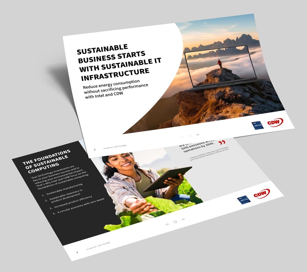 Sustainability starts with your technology