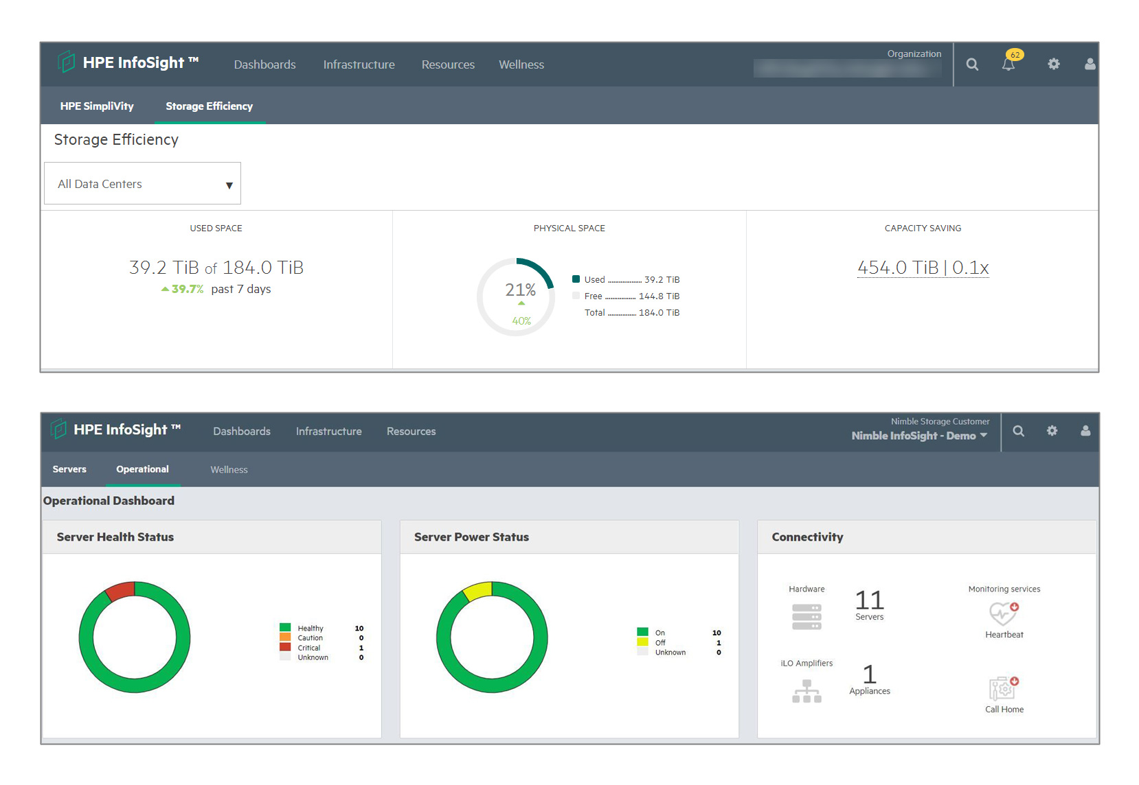 HPE ProLiant with HPE InfoSight, and an HPE storage solution that grows with your business.